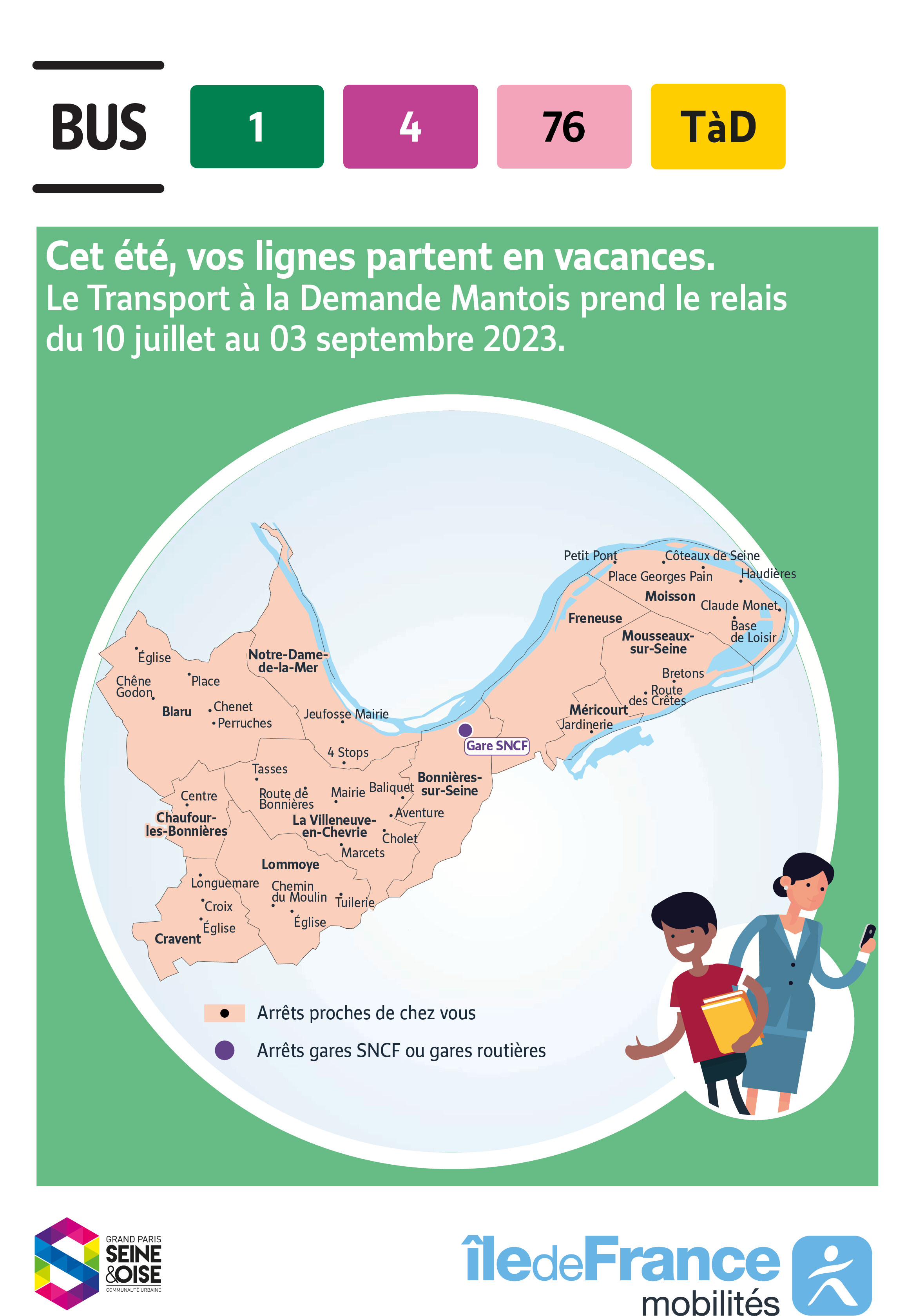 Cet été vos lignes partent en vacances | Île-de-France Mobilités