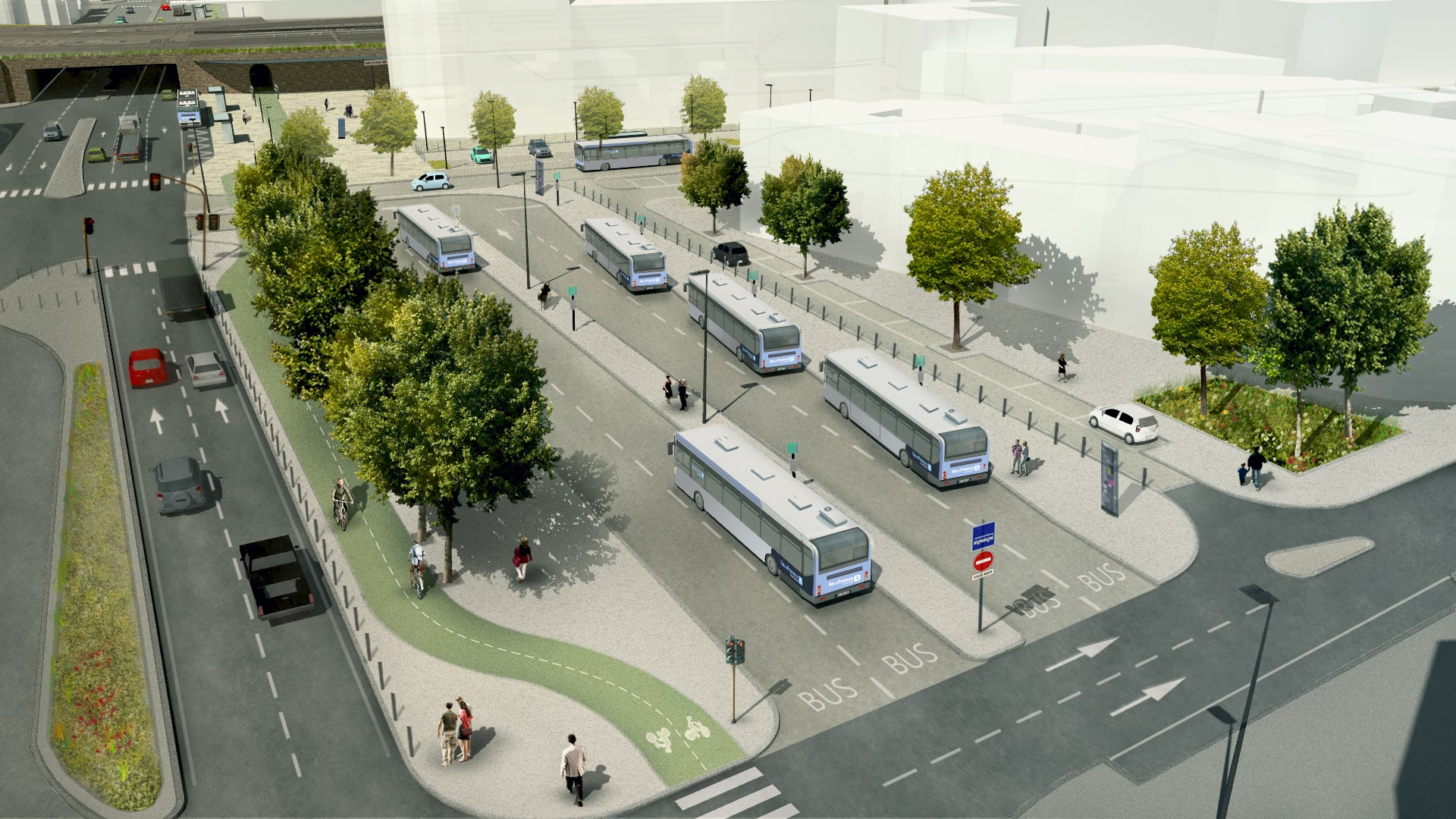 Les images du projet - Réaménagement du pôle-gare Melun | Île-de-France ...