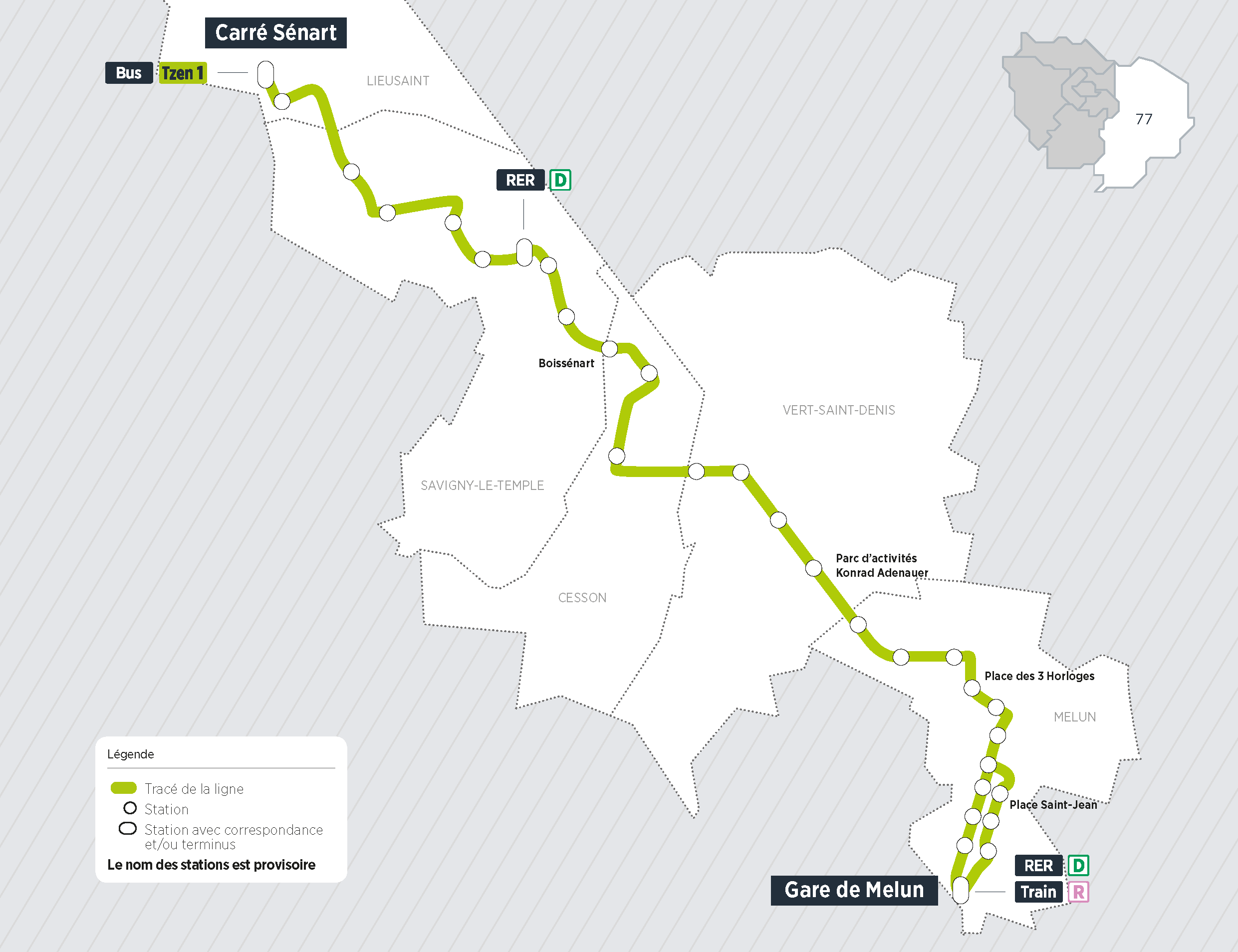 Tzen 2 – Lieusaint - Melun | Île-de-France Mobilités