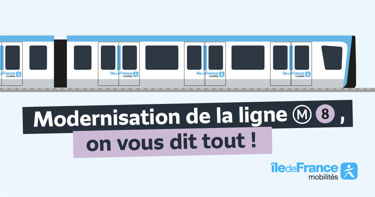Métro : modernisation de la ligne 8
