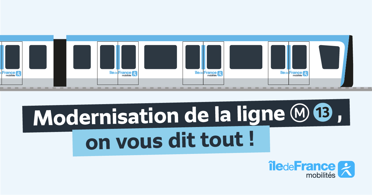 Métro : l'automatisation de la ligne 13 votée