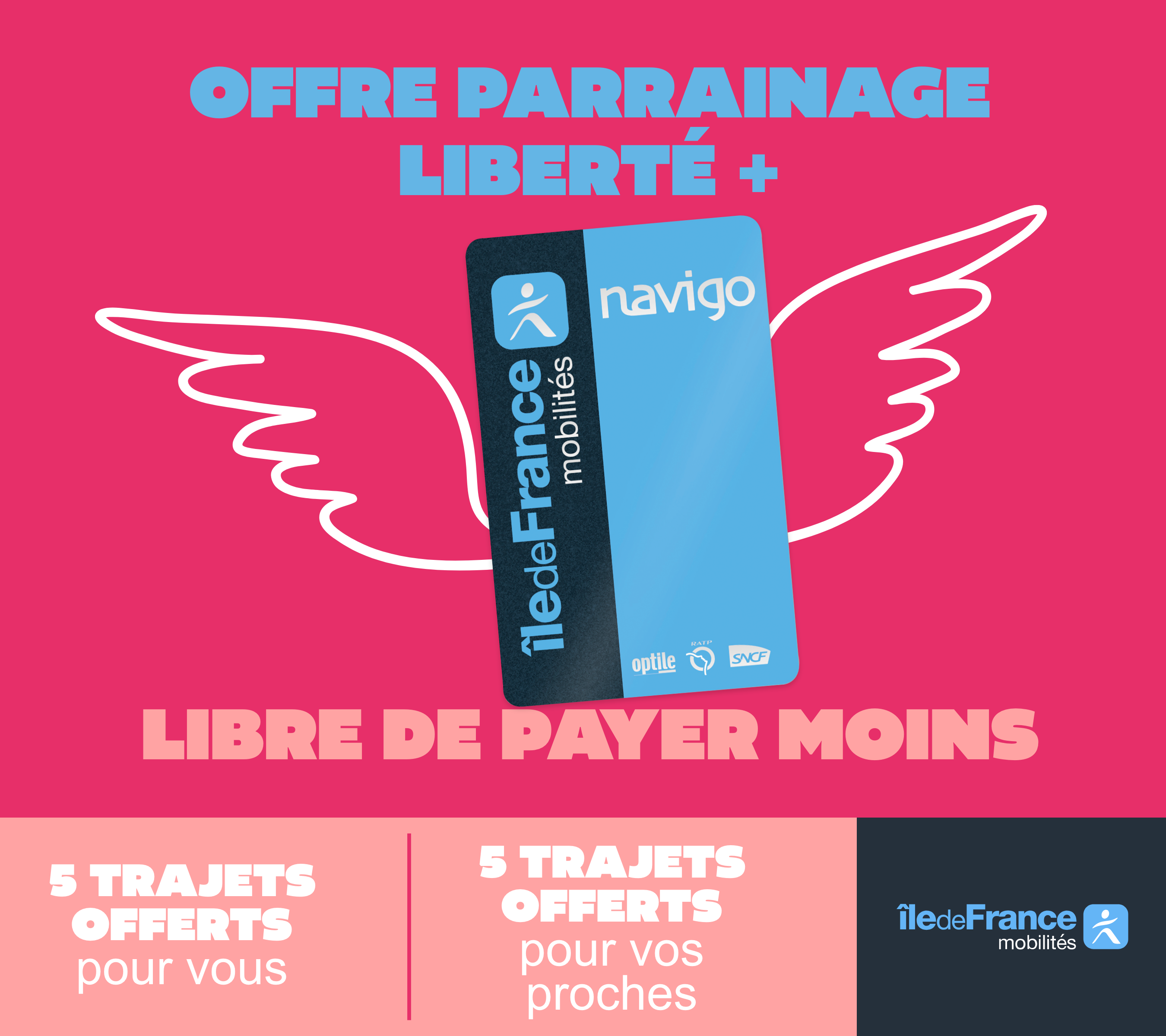 FAQ : offre de parrainage avec le service Navigo Liberté + | Île-de-France Mobilités