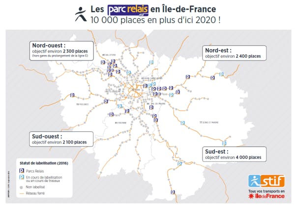 10 000 nouvelles places de Parcs Relais pour garer sa voiture et ...